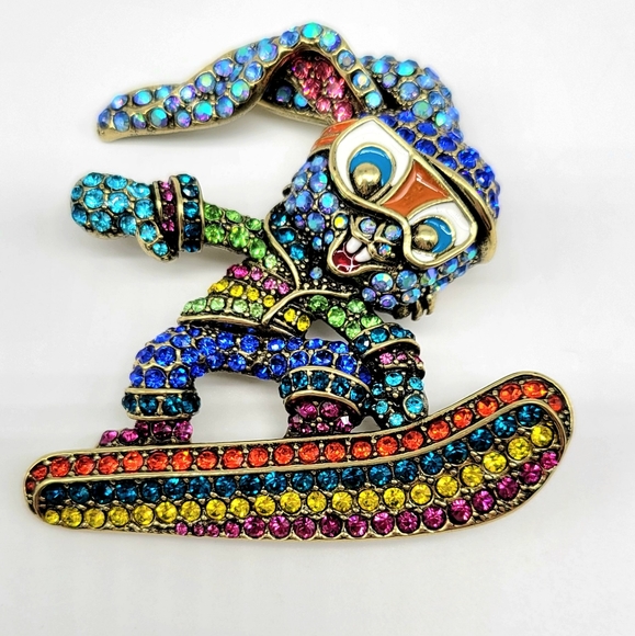 Heidi Daus | Jewelry | Heidi Daus Snow Bunny Multicolor Swarovski ...